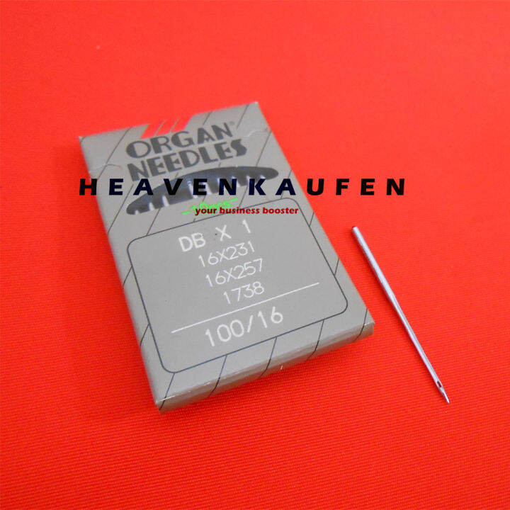 Jarum Mesin Jahit Nomor No 16 Organ Needles Harga Per Pack isi 10 pcs | Lazada Indonesia
