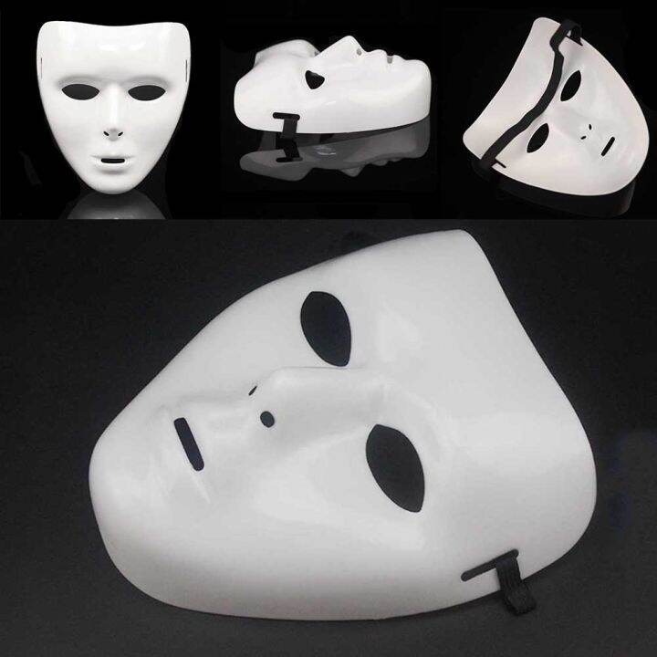 Plastic Full Face Jabbawockeez DIY White Plain Paper New Party ...