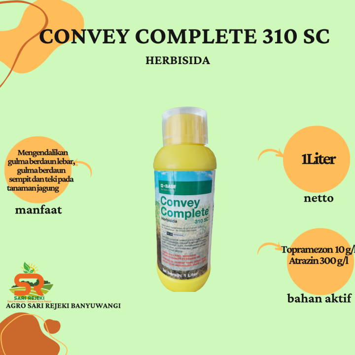 CONVEY COMPLETE 310SC 1LITER HERBISIDA SISTEMIK | Lazada Indonesia