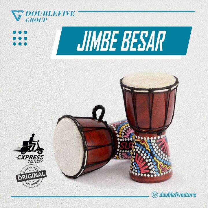 Djembe- Jimbe - Kendang Reagge - Drum Jimbe Besar | Lazada Indonesia