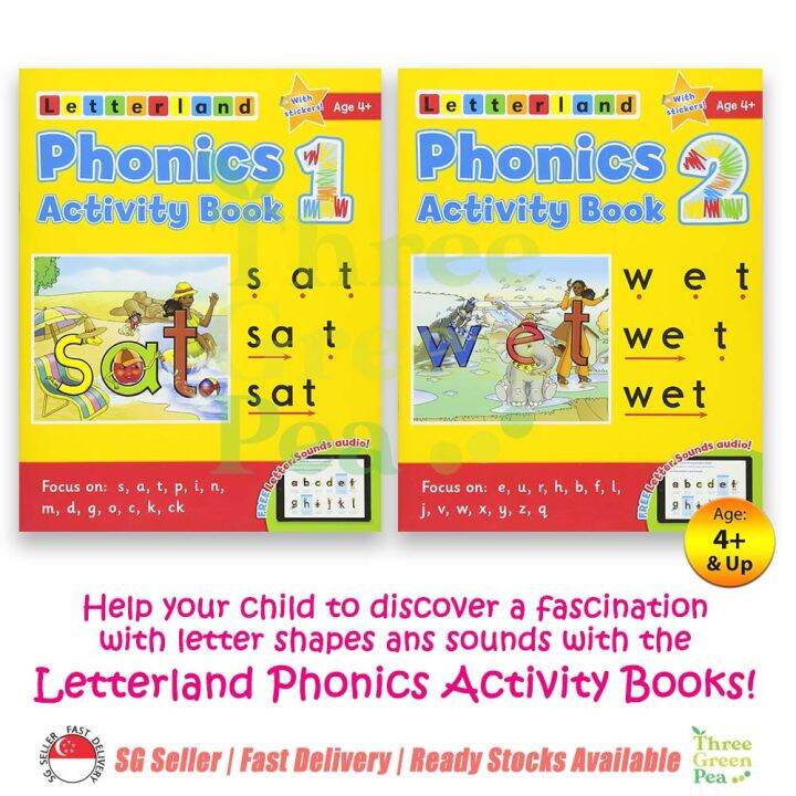 Children Education Books (Age 5-6) | Letterland: Phonics Activity Book ...