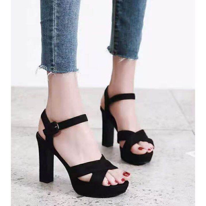KOREAN FASHION POINTED HIGH HEELS DOLL HILLS SANDAL GLADIATOR STILETTO ...
