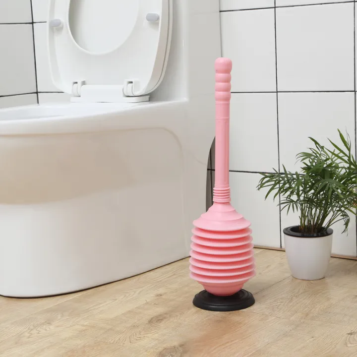 Red toilet suction stick through the toilet pipe blockage dredge toilet ...