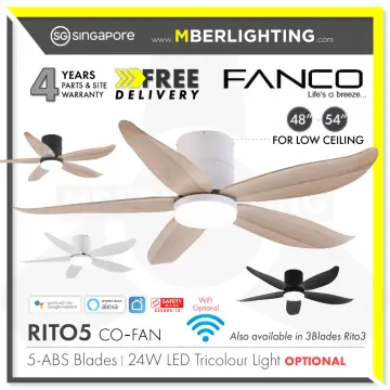 Panasonic Ceiling Fan With Led Light Singapore | Shelly Lighting