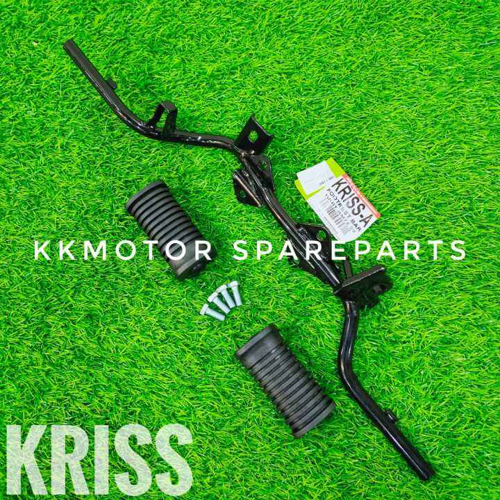 MODENAS KRISS110 KRISS 1 2 / KRISS120 / CT110 / CT100 / KRISS MR2 FRONT STEP BAR BESI PIJAK KAKI ...