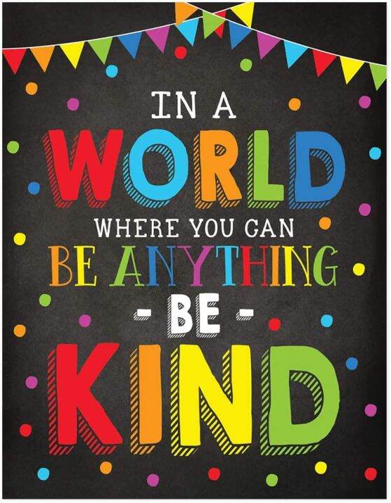 Classroom Teacher Wall Art Decor Poster Signs in a World Where You Can ...