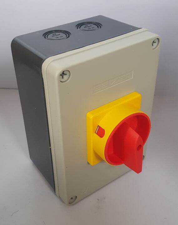 SALZER Load Break Isolator With Padlock Handle IN ABS Enclosure 3poles ...