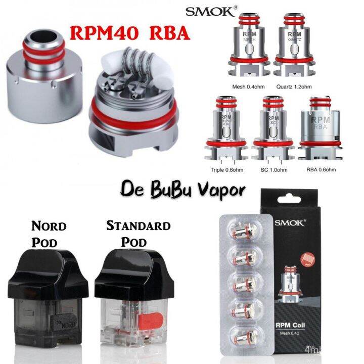 ☼Original SMOK RPM40 RPM80 Fetch Pro Nord 2 RPM Coil Series RPM Pod ...