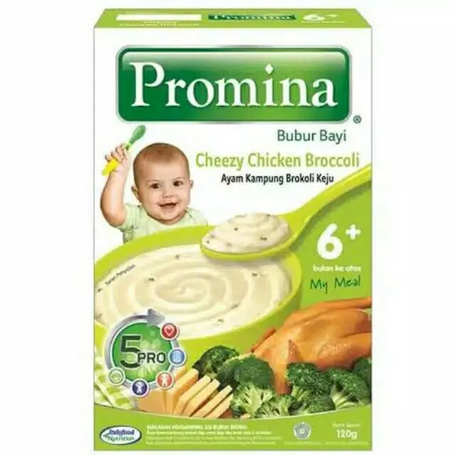 Promina Bubur Bayi Ayam Kampung Brokoli Keju 6+ | Lazada Indonesia