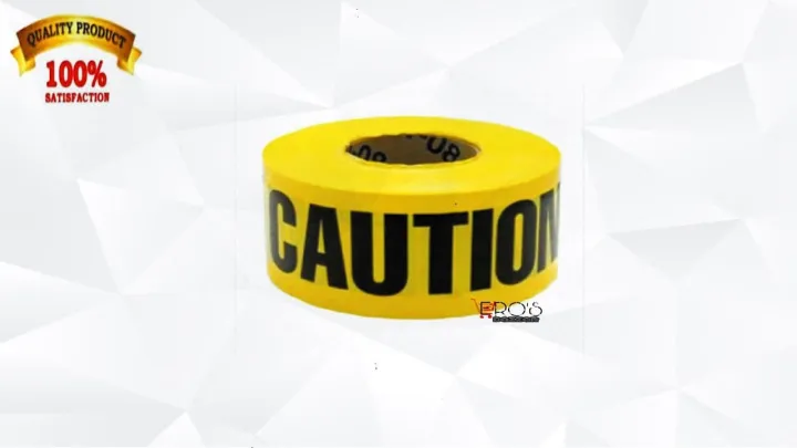 CAUTION TAPE 3'' X 300M -WARNING / HAZARD TAPE | Lazada PH