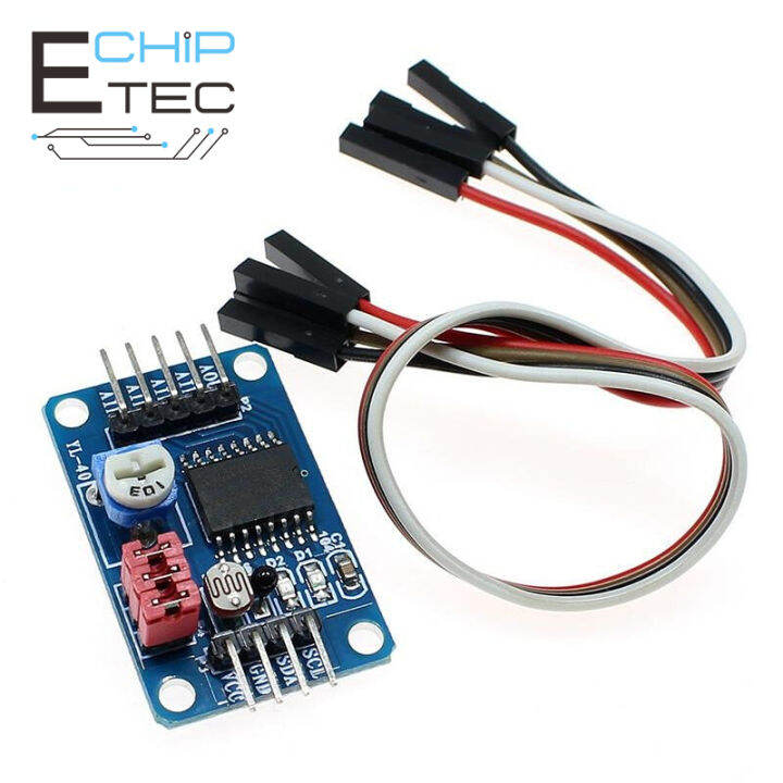 สำหรับ Arduino Raspberry Pi สายเคเบิล Pcf8591 Ad To Da Converter Board Digital To Analog 