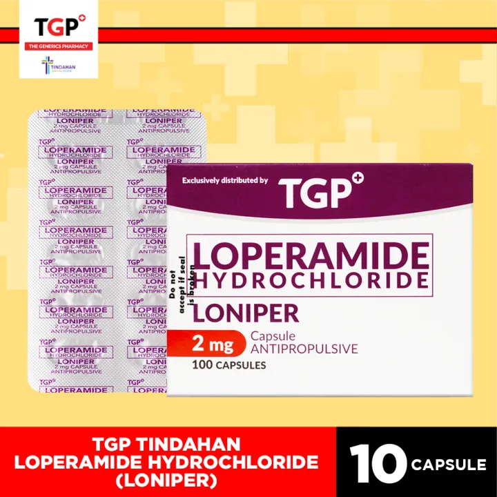 TGP Tindahan Loperamide Capsule 2mg (LONIPER) - 10 Capsules | Lazada PH
