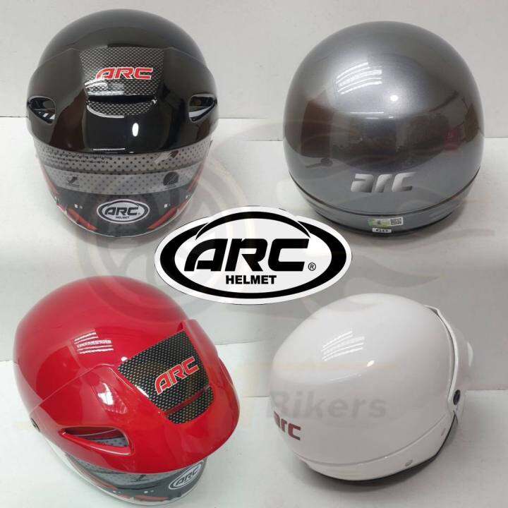 ORIGINAL ARC AF6 helmet with clear visor 60CM STANDARD SIZE | Lazada