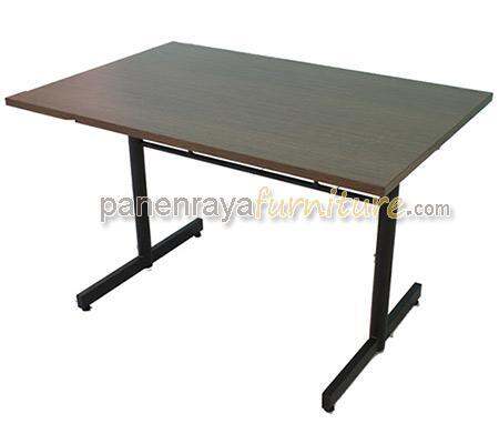 Meja Food Court / Meja Kafe / Meja Makan Expo MFT 02 (Brown Streak ...