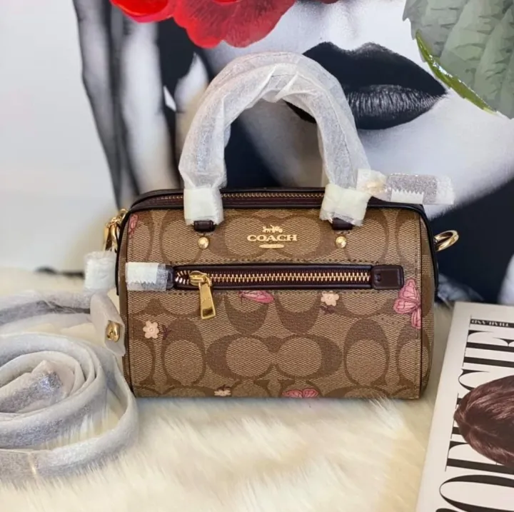 Coach 1497 Original Micro Rowan Crossbody In Signature Canvas With ...