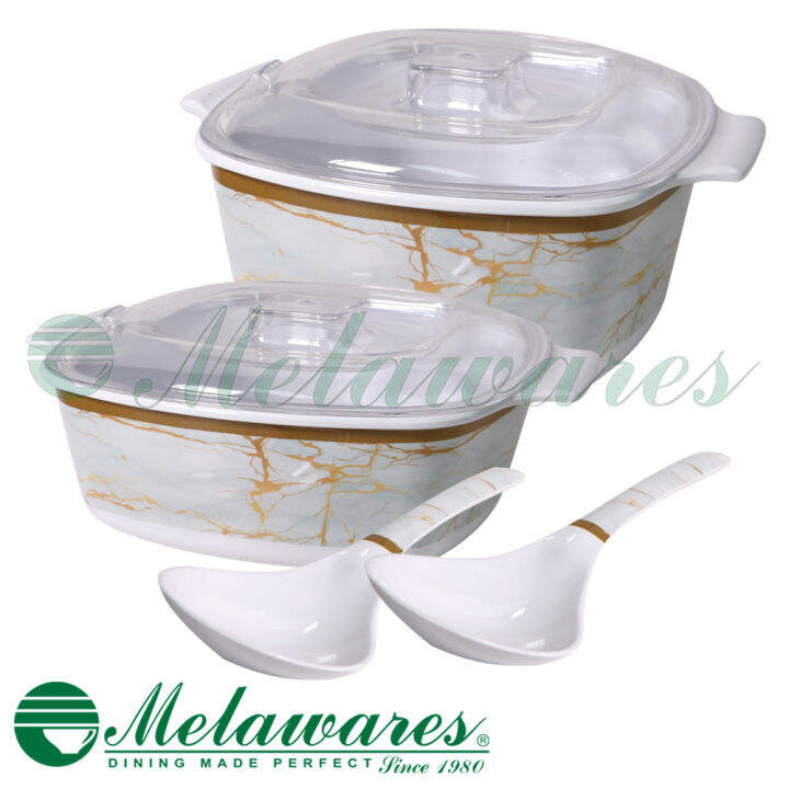 Melawares 2pc Kin Casserole with Spoon and Cover Set | Lazada PH