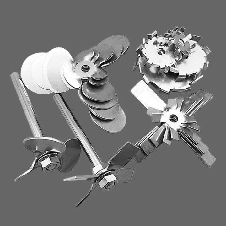 Laboratory 304 Stainless Steel Stir Bar Three-bladed Paddle/four-bladed ...