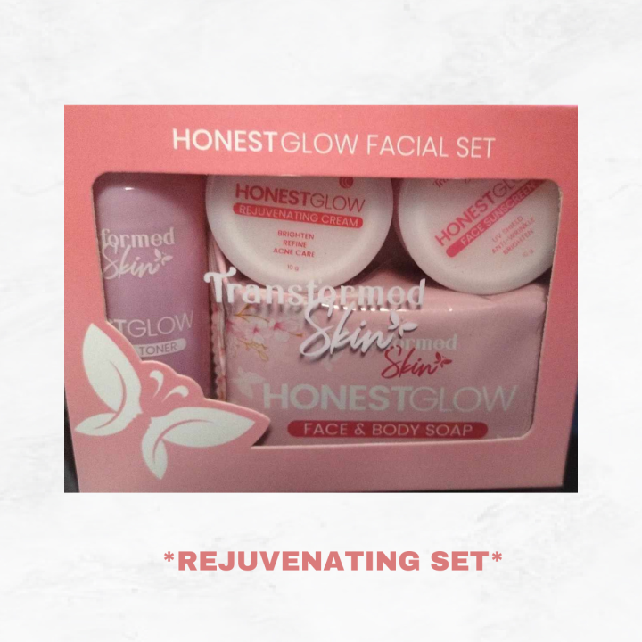 HONEST GLOW TRANSFORMED SKIN REJUVENATING FACIAL SET | Lazada PH