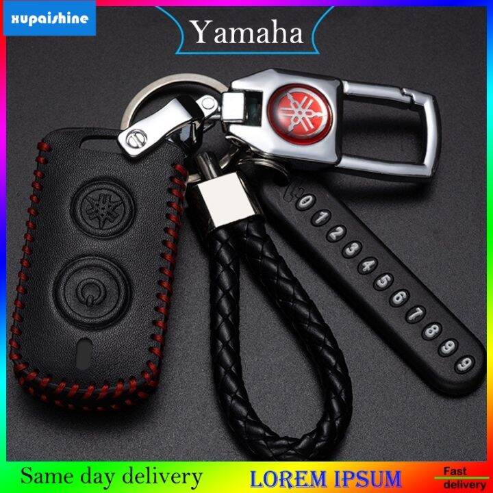 【XPS】 YAMAHA Y16 Nmax Xmax y15zr v2 Y16zr Aerox Leather key cover ...