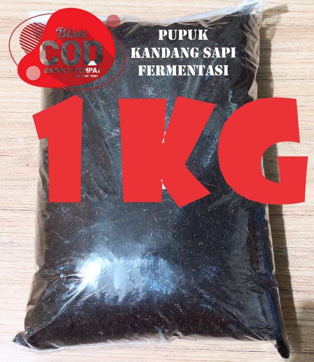 Pupuk kandang sapi halus fermentasi 1kg | Lazada Indonesia