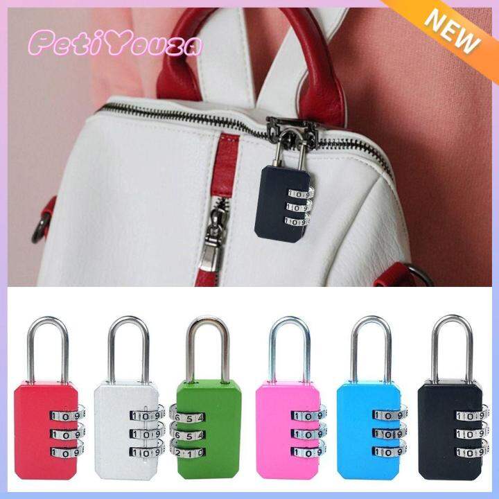PETIYOUZA Security Code Lock Mini Travel Dormitory Cabinet Lock 3 Digit ...