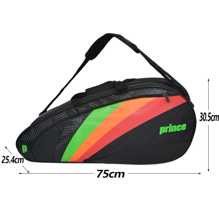 Genuine Prince Prince TeXtreme 6 Pack Double Shoulder Tennis Racket Bag ...