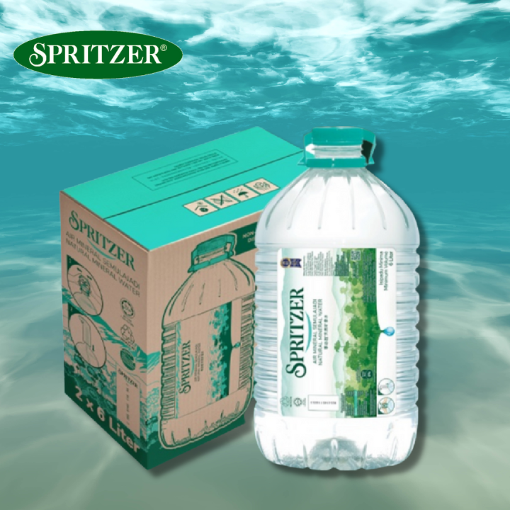 SPRITZER Mineral Water (1 CARTON 6000ml x 2 Bottles) | Lazada