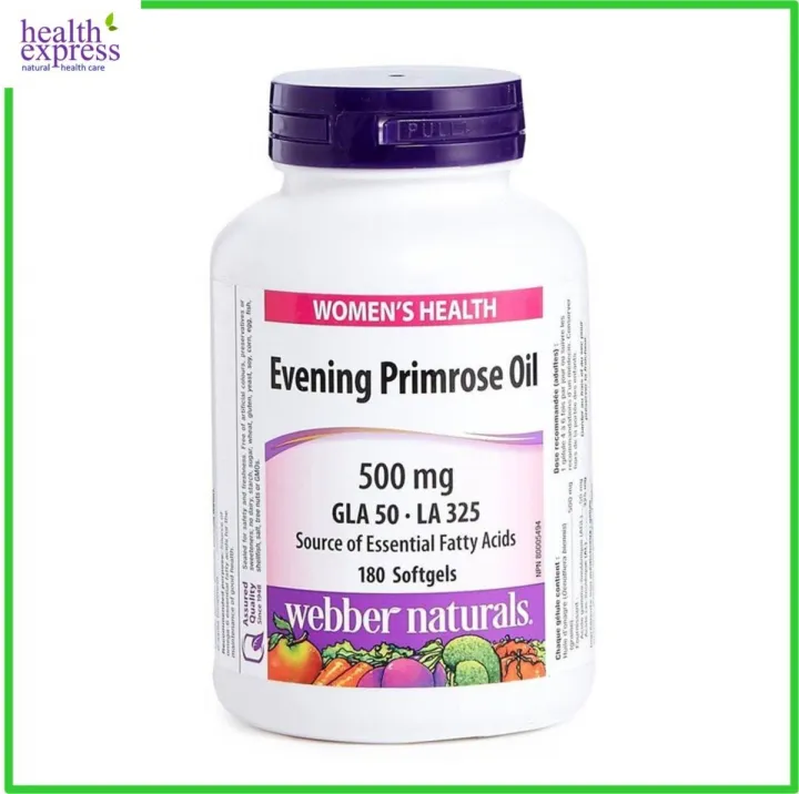 Webber Naturals - Evening Primrose Oil (500 mg) 180 capsules | Lazada PH