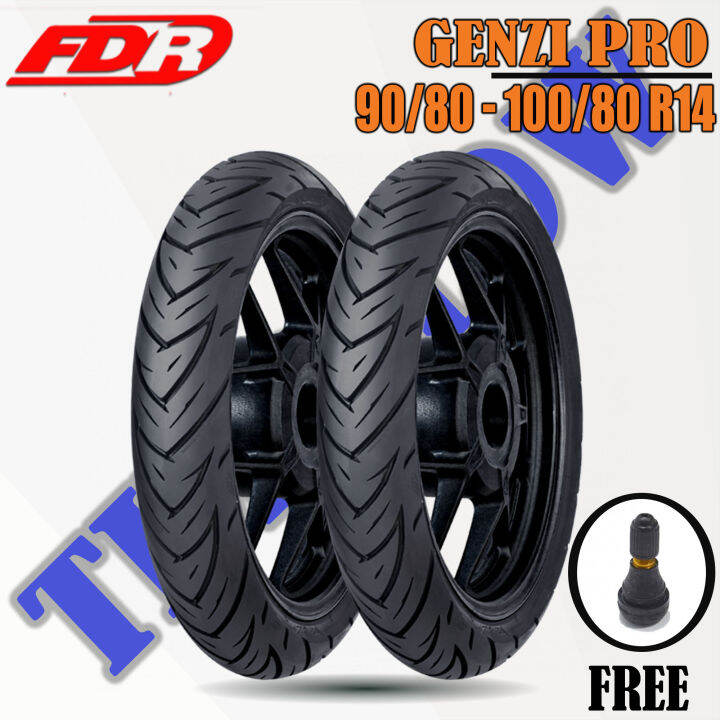 Paket Ban Motor Matic // FDR GENZI PRO 90/80 - 100/80 Ring 14 Tubeless | Lazada Indonesia