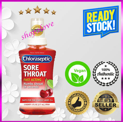 Chloraseptic Sore Throat Spray Cherry 177ml | Lazada