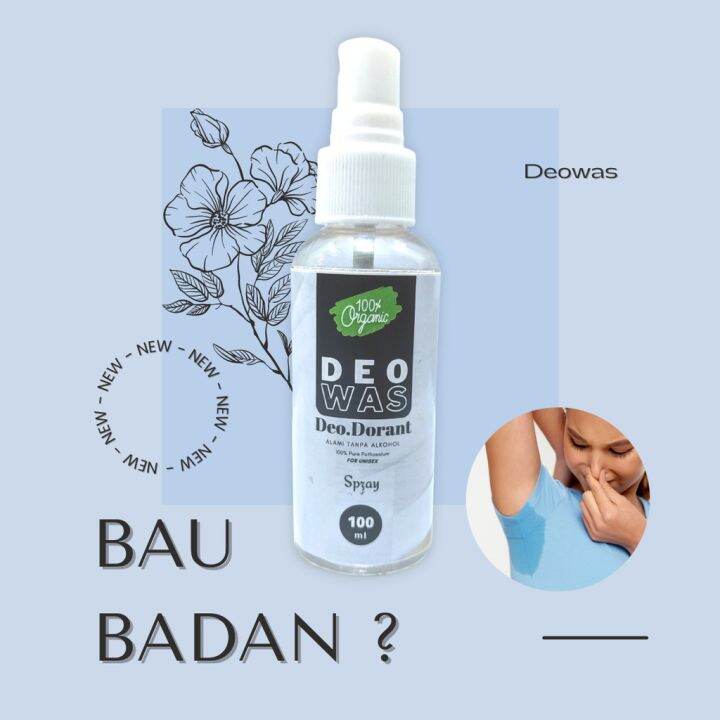 Deodorant Spray Tawas Cair / Deowas Obat Penghilang Bau Badan Dan ...