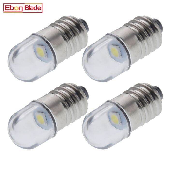 [WDB]☋♚┅ 4pcs E10 3v 6v 12v 24v White 2835 Led Bulb Minature Screw ...