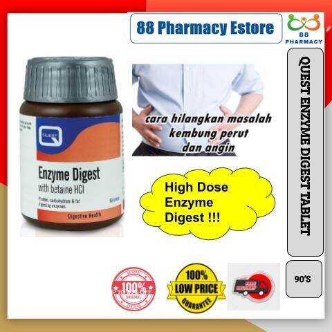 QUEST ENZYME DIGEST TAB 90S/BOTTLE | Lazada