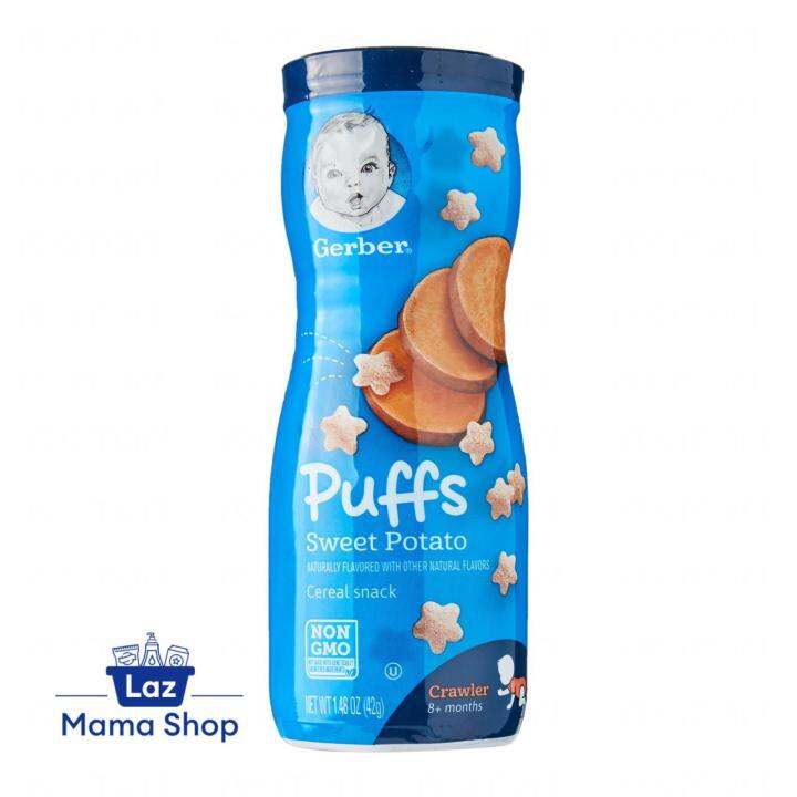 Gerber Graduates Puffs Sweet Potato (Product packaging may vary) (Laz ...