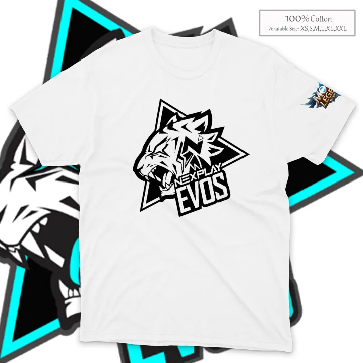 Mobile Legend MLBB NXP EVOS Logo High Quality Shirt (game29) | Lazada PH
