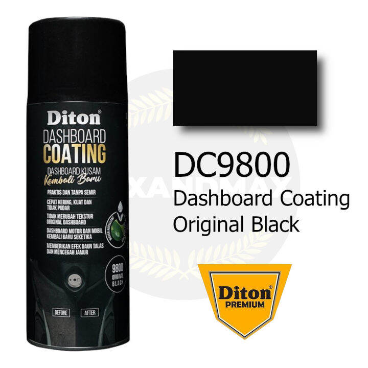 Pilox Cat Diton Premium DC9800 Dashboard Coating Original Black 400 ml | Lazada Indonesia