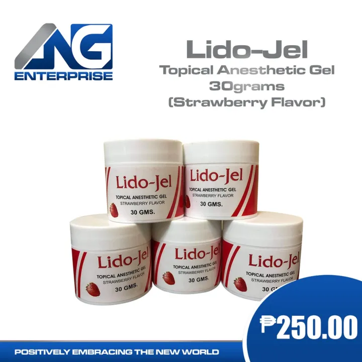 Lido-Jel Topical Anesthetic Gel 30grams (Strawberry Flavor) | Lazada PH