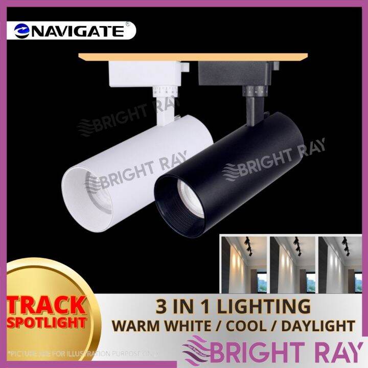 [3 TONED] NAVIGATE 30W LED Track Light Spotlight Lamp Ceiling Light ...