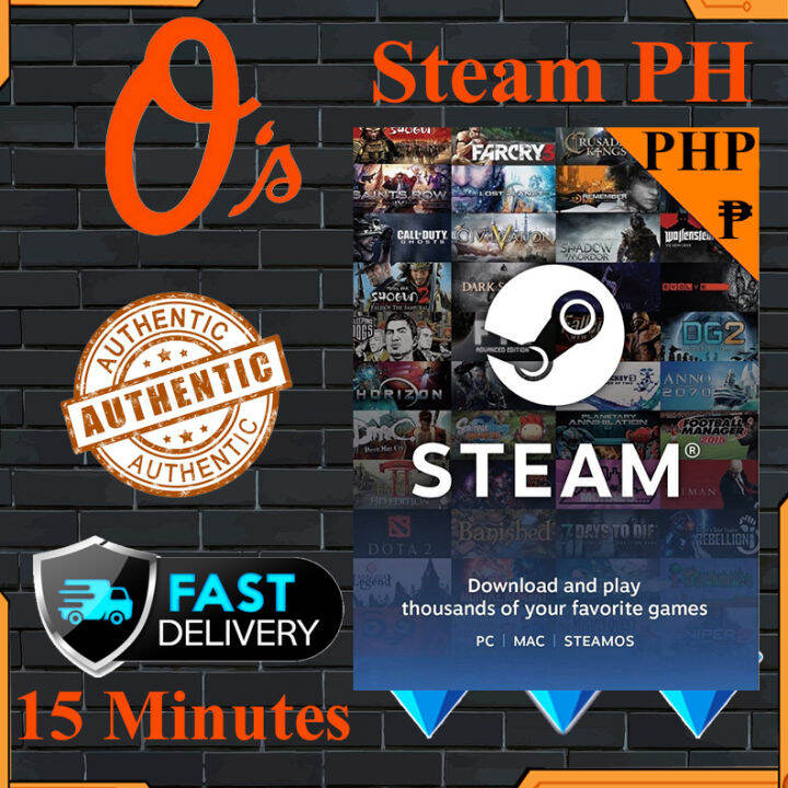 Steam PH - 50, 100, 250, 500, 800, 1000, 2200 PHP SWC - Steam Wallet Code for PH (Fast Email ...