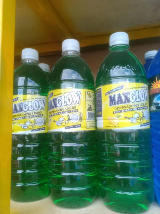 3 Liters/Set of 3 Max Glow Dishwashing Liquid Lemon Scent | Lazada PH