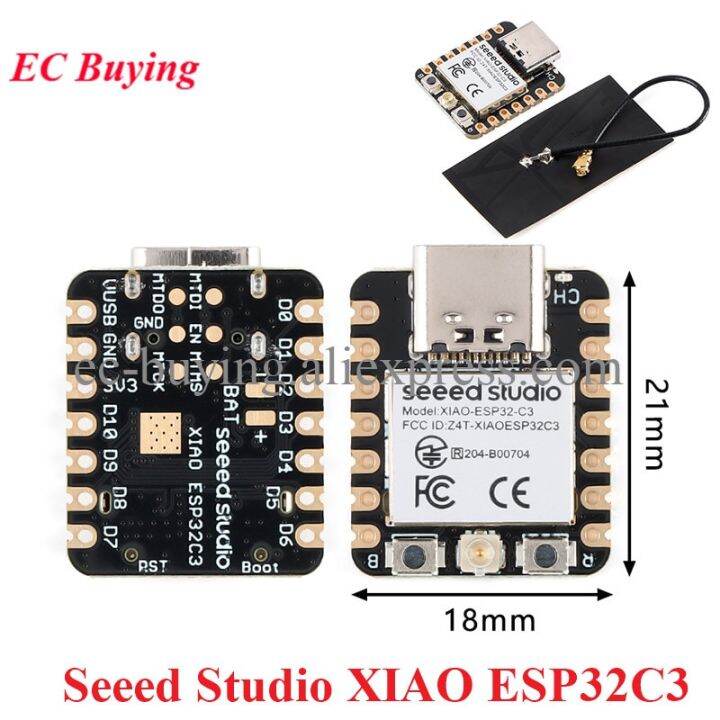Seeduino Seeed ESP32สตูดิโอ XIAO,C3บลูทูธ WiFi รองรับตาข่าย5/0บอร์ด ...