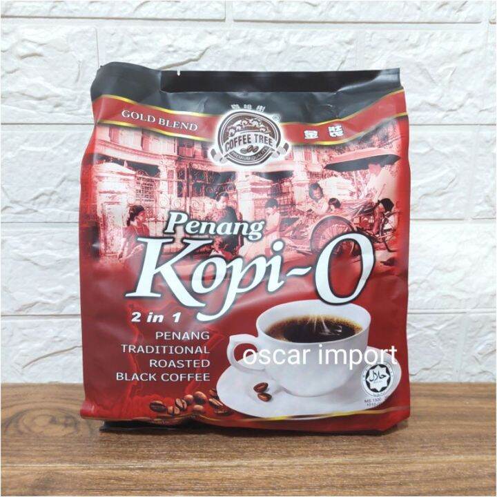 Penang Kopi-O isi 20's 2in1 Kopi celup Coffee tree Kopitiam | Lazada ...