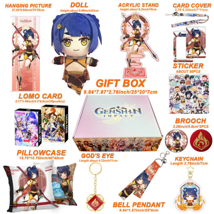 Genshin กล่องอัด Beelzebul Ganyu Kazuha Klee Tartaglia Xiao Yae Miko Al ...