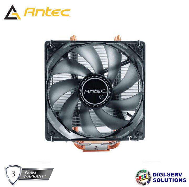 Antec C400 CPU Cooler, 120 mm LED PWM fan, 8mm thick copper coldplate ...