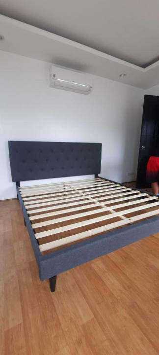 AXEL KING PADDED BEDFRAME | Lazada PH