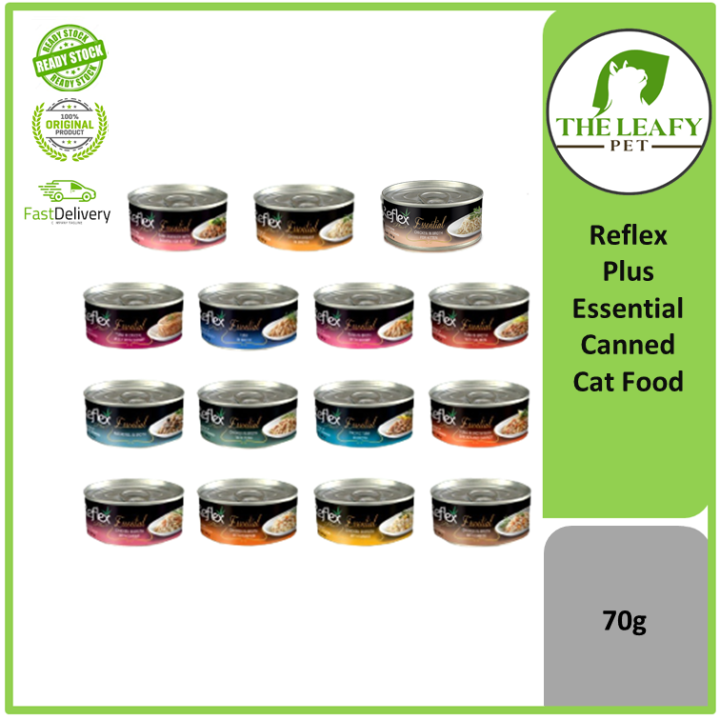 Reflex Plus Essential Canned Cat Wet Food with Chicken / Tuna - 70g ...