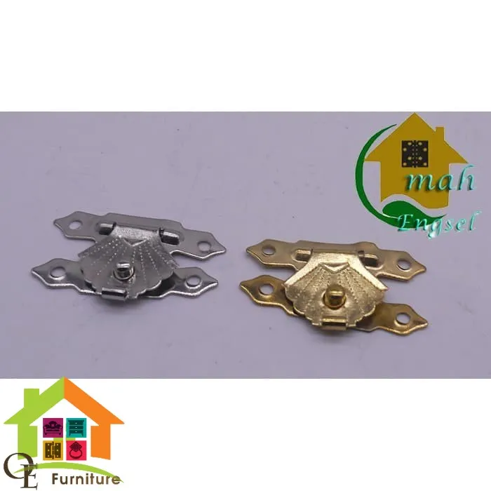 Omah Engsel Kunci pengait box/ kunci kotak kayu / hasps lock uk 29x19mm ...