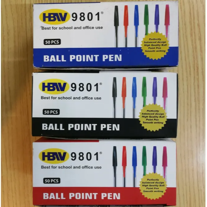 HBW ball pen #9801 50pcs | Lazada PH