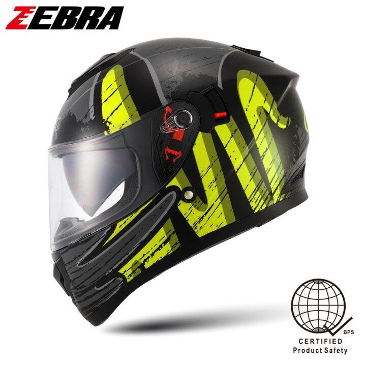 ZEBRA motorcycle helmet full face dual Visor motor helmets YM-920 ...