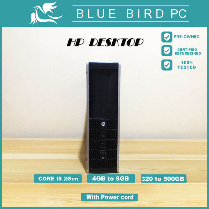 [DESKTOP] HP i5-2Gen 4GB to 8GB 320GB to 500GB with power cord ...